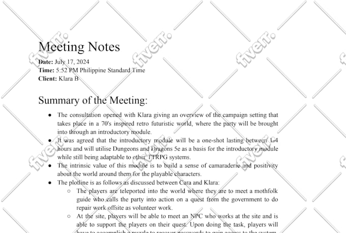 Coach you to be an awesome dnd dungeon master and player by Cvmfuna ...