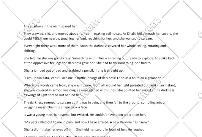 Write a unique backstory for your character by Haywrites | Fiverr