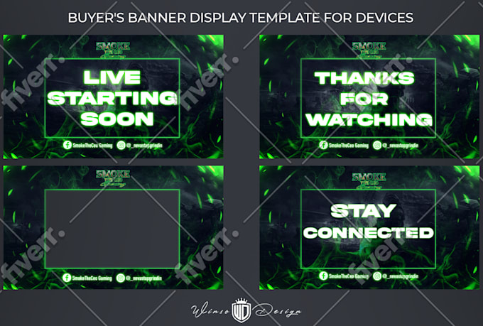Streamyard, streamlabs, obs overlay for youtube podcast by Winso2 | Fiverr