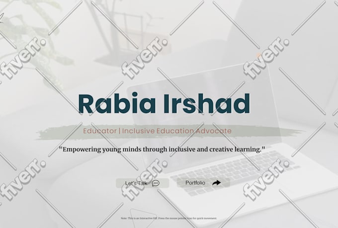 Design professional resume cv portfolio pdf in few hrs by Soahza | Fiverr