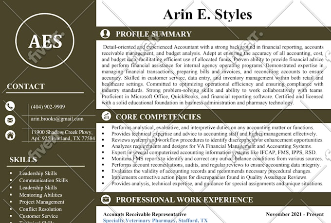 Do professional ats resume writing, design resume, executive cv and ...