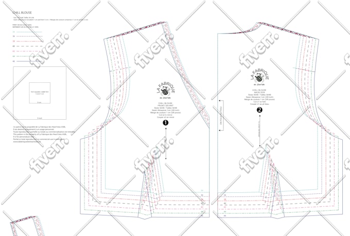 Make a digital pdf sewing pattern for your store or business by ...