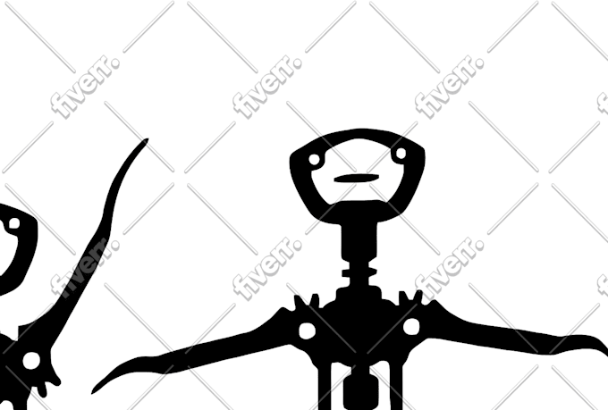 Convert bitmap images to clean vector art by Aladdindev | Fiverr