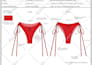 Design swimwear resort, bikini cad sketches and fashion tech packs by ...