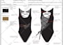 Design swimwear resort, bikini cad sketches and fashion tech packs by ...