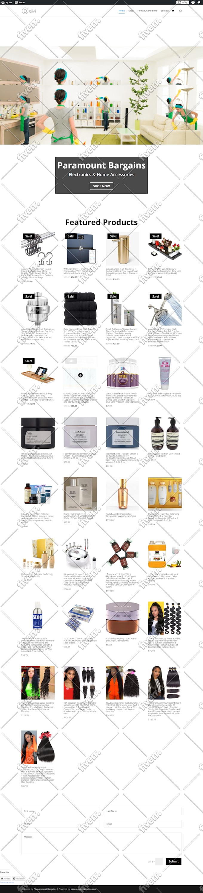 Design wordpress website responsive by Hussain_expertz | Fiverr