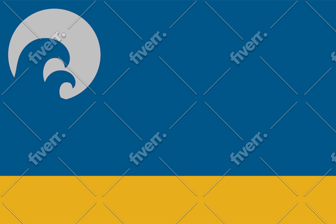 Create a custom fictional country flag for you by Sparklingfsm | Fiverr