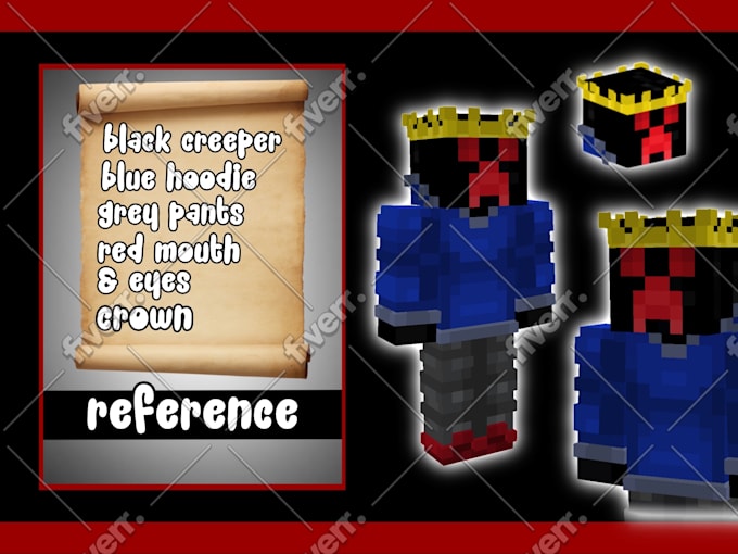 Create custom high quality minecraft skins by Siimplydenny | Fiverr