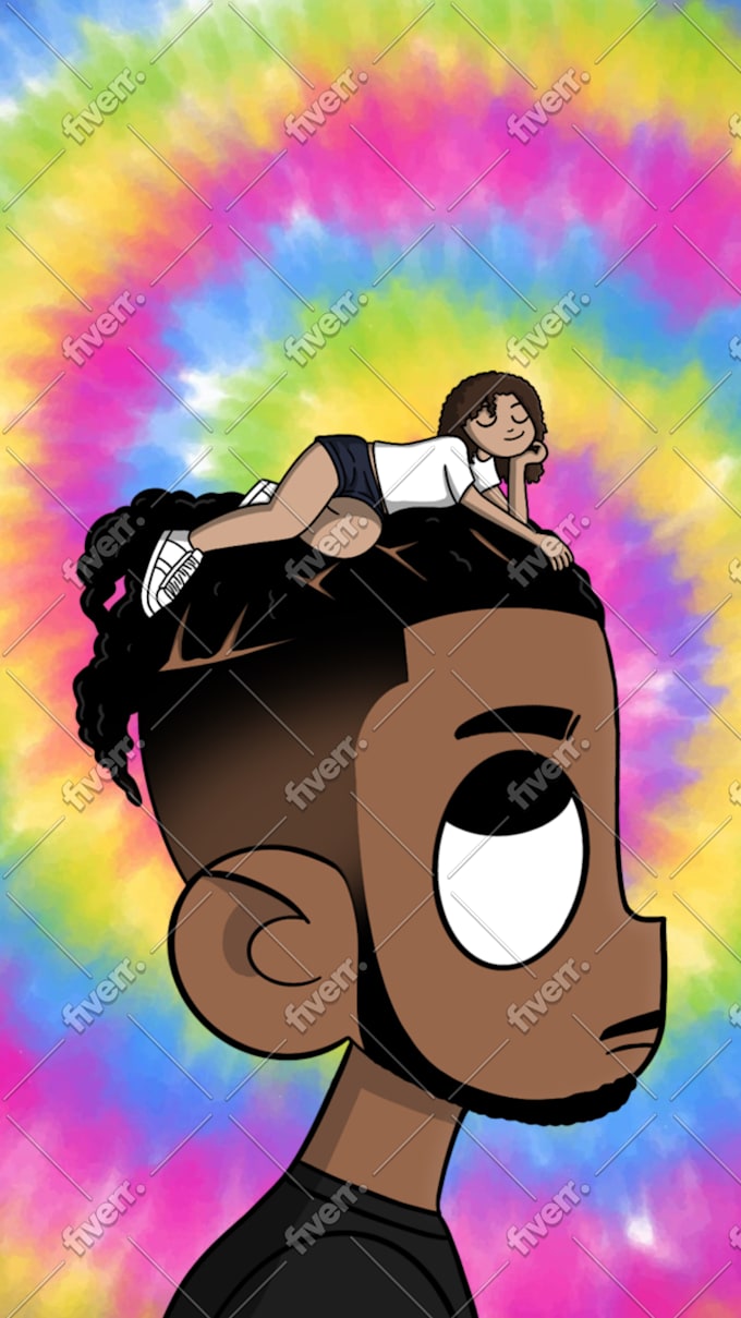 Draw you as scott pilgrim, lil uzi vert couple luv cartoon by Vdvm999 ...