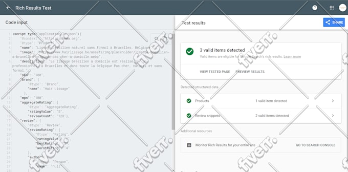 Setup schema markup and rich snippets into your website by Saadrazadigital | Fiverr