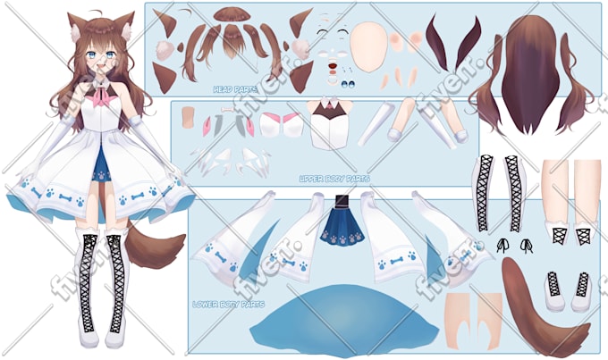 Live2d Custom Vtuber Model Character Design Rigging Canada , 48% OFF Live2d Custom Vtuber Model Character Design Rigging Canada , 48% OFF