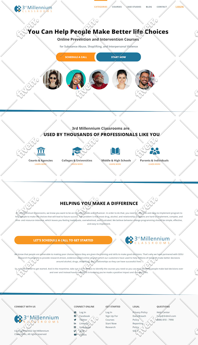 Design and develop a wordpress website by Danrajput | Fiverr