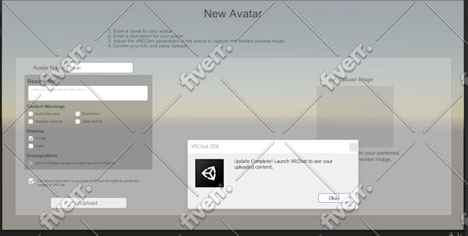 Upload a vrchat avatar for you by Kiittearia | Fiverr