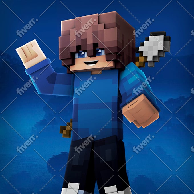 Design you a stunning minecraft avatar in less then 24 hours by ...