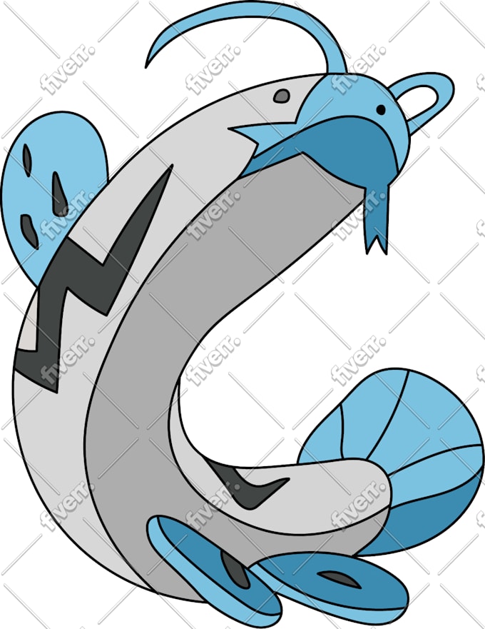 Illustrate a pokemon of your choice by Ozziedesigner | Fiverr