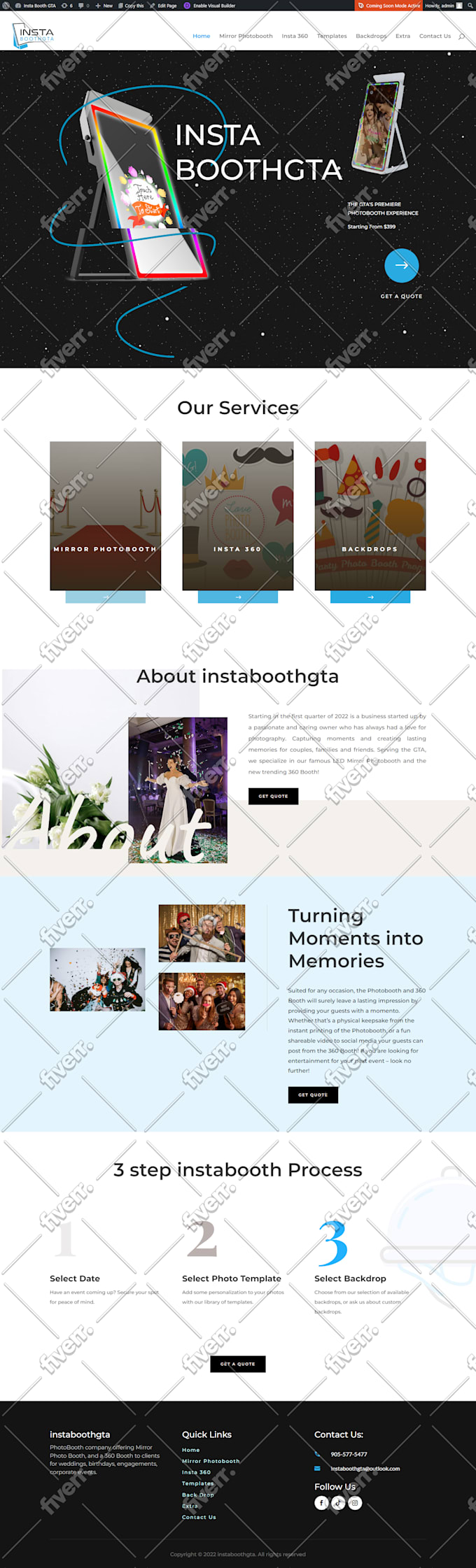 Create wordpress website design and development by Wp_awais | Fiverr