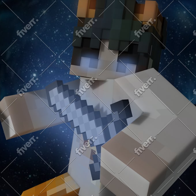 Make you a professional minecraft youtube profile picture by ...