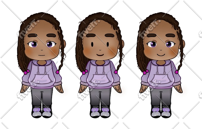 Draw simple chibi style for you by Tasyaamd | Fiverr
