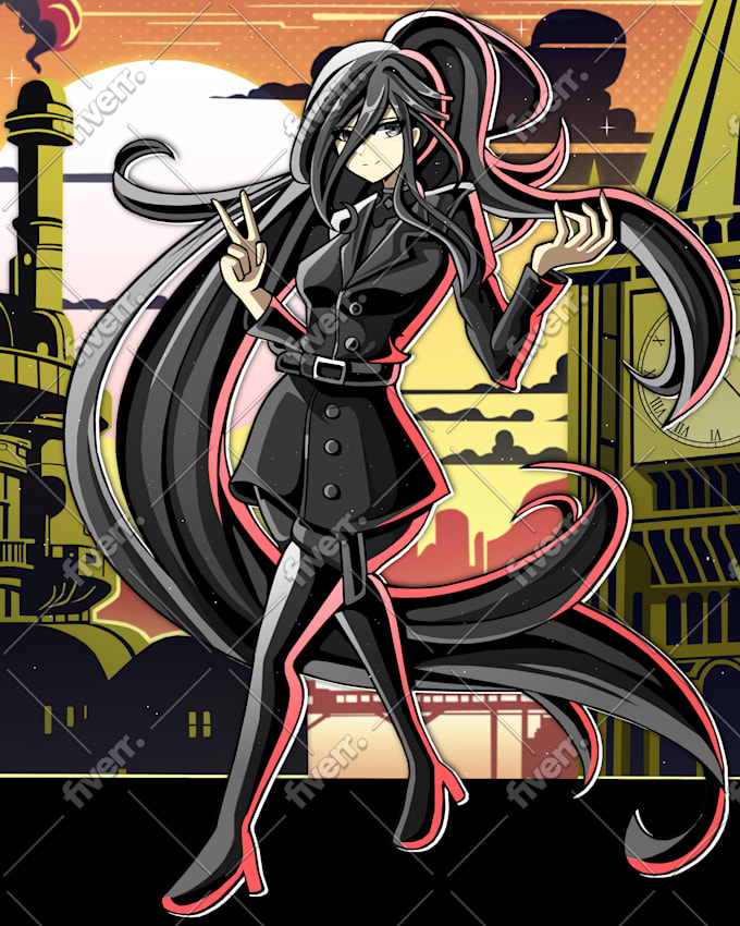 Draw a cool character sheet for your character fast by Deskface | Fiverr