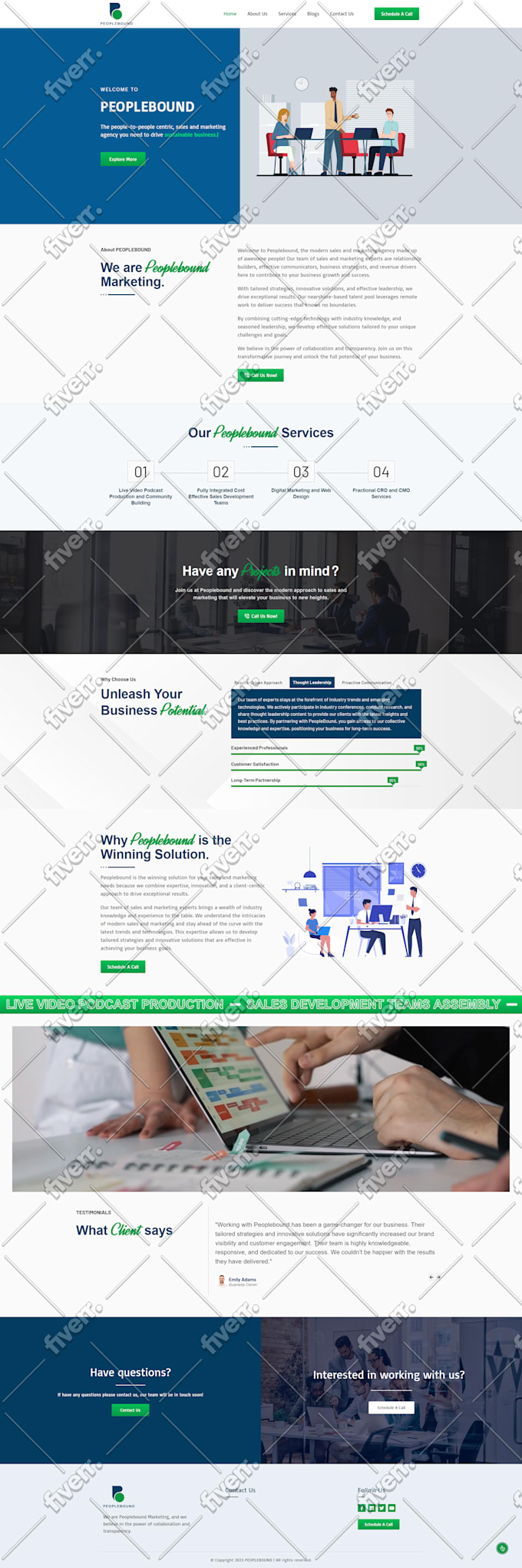 Do web design and build a website or landing page by Web_clown | Fiverr