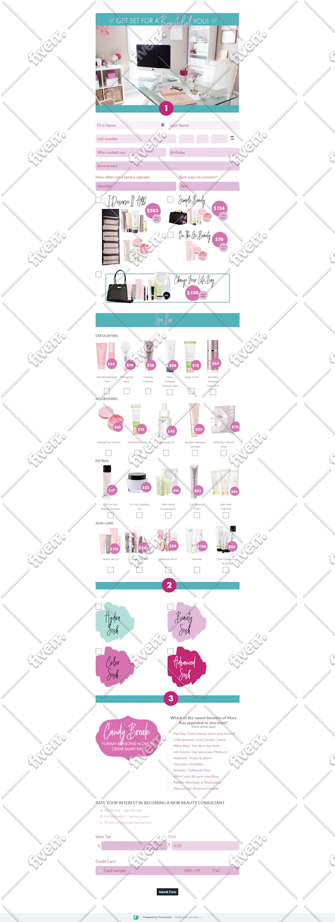 Create formstack forms, workflows, documents by Sarahahmad | Fiverr