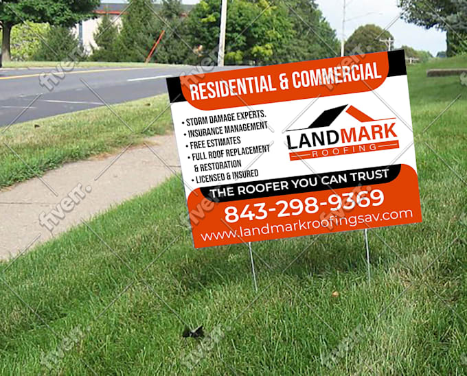 Design information sign board by Virtualine | Fiverr
