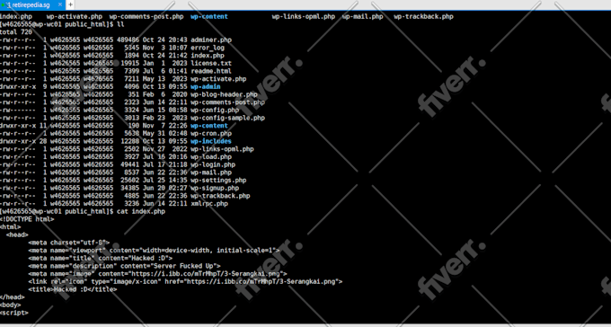 Fix hacking godaddy, hostgator,justhost,wordpress, joomla malware,virus ...