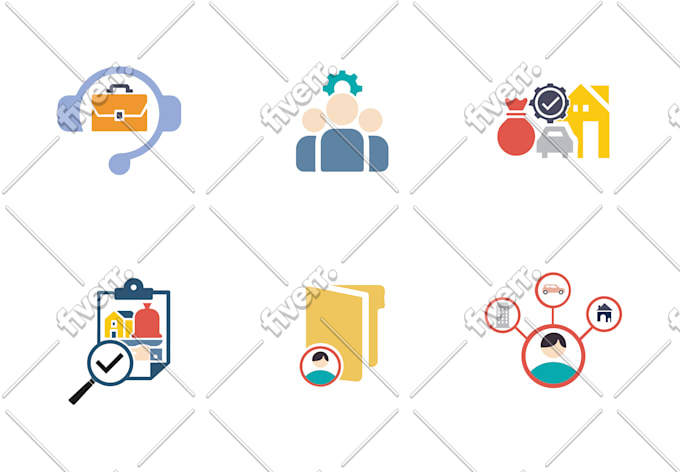 Design custom, creative icons for web and app by Ajmal1101 | Fiverr