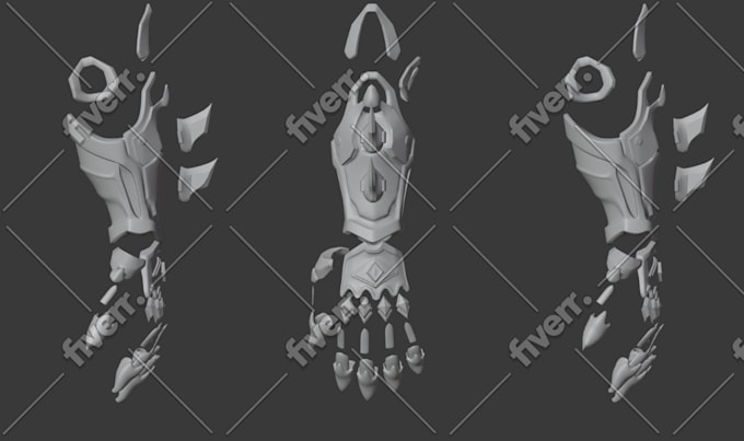 Design 3d models automail arm pepakura for props and cosplay by ...