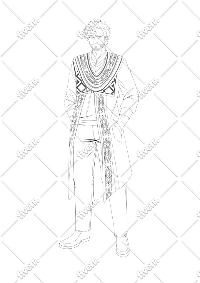 Sketch custom anime character by Hecatiartz | Fiverr