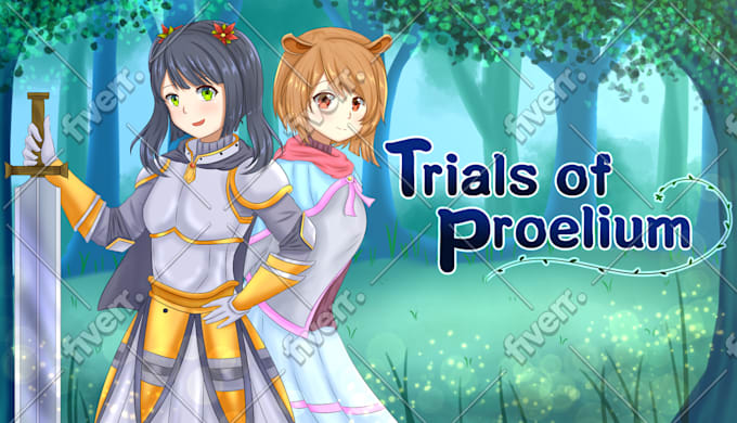 Draw anime style book, song, or game cover art by Chrystarin | Fiverr