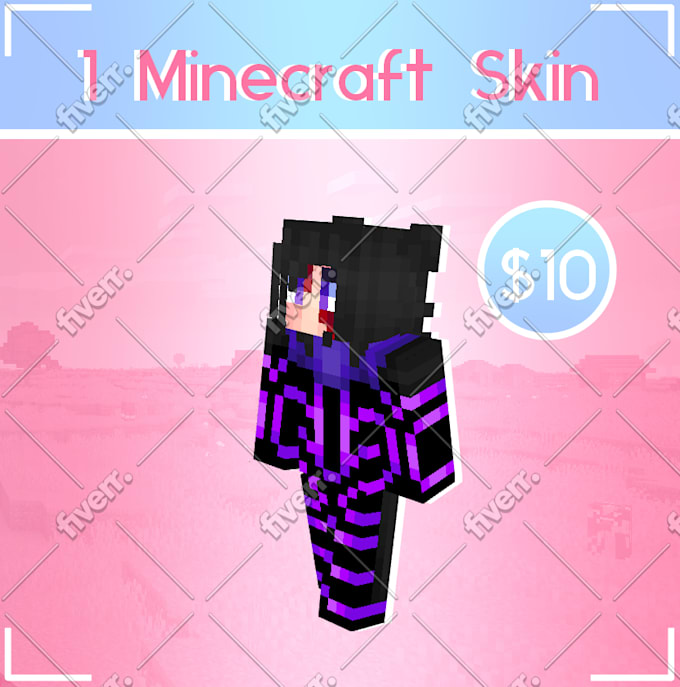 Create a new custom minecraft skin for you from scratch by Blossomstea ...