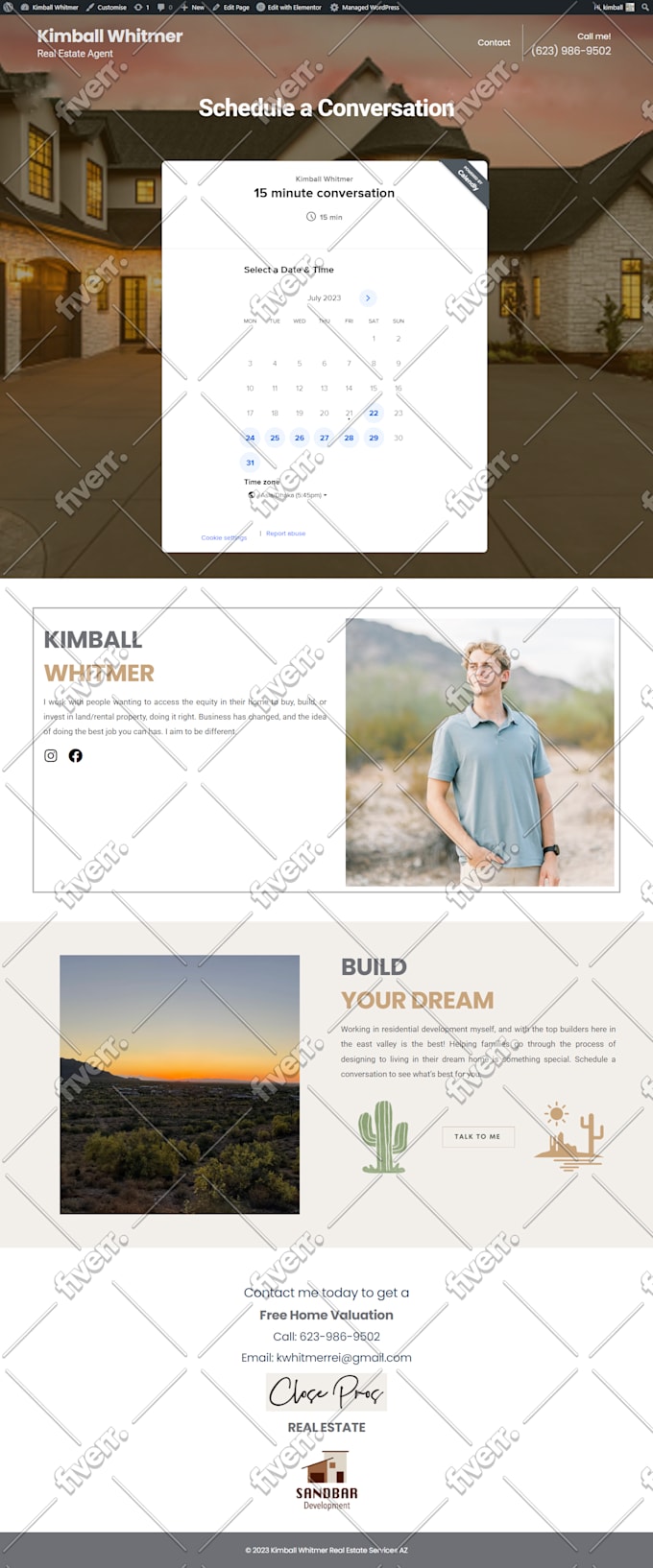 Design redesign clone duplicate website using wordpress elementor divi astra by Sojibwebex24 ...
