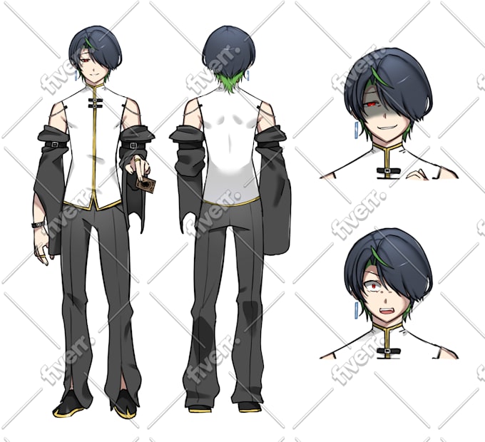 Draw a character sheet for your original character