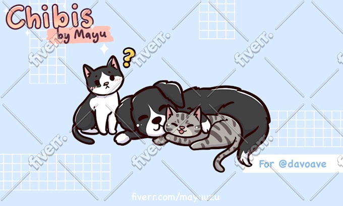 Disegna per te una simpatica arte chibi per tutto il corpo