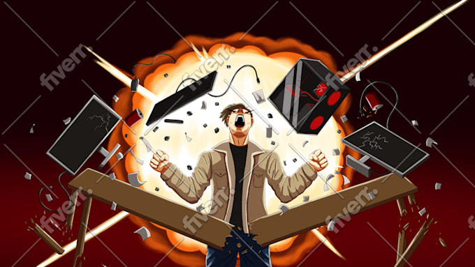 Create a detailed custom profile picture and banner by Spyv_art