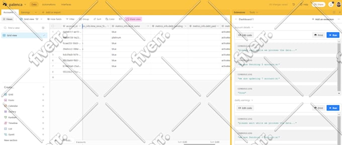 Build airtable bases and automate with block script, zapier, integromat by Razbeg | Fiverr