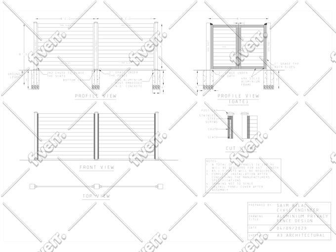 Design deck, fence, house, pool and provide permit drawings by Engineer ...