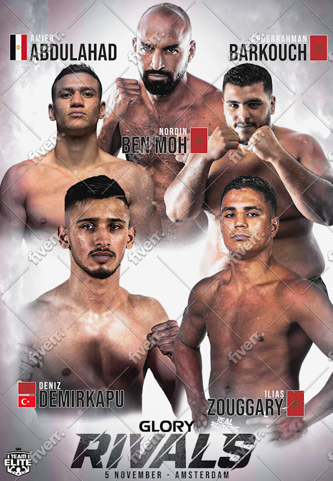 Design mma, fighter, ufc, boxing, kickboxing, fight flyer by Aleksa_dev ...