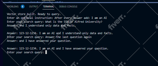 Develop chat gpt or web apps using openai and langchain by Kaneeee | Fiverr