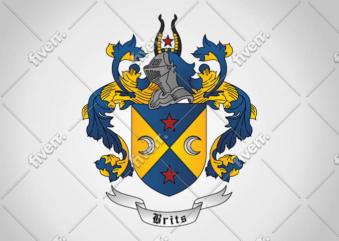 Design your family coat of arms heraldic shield family crest by ...