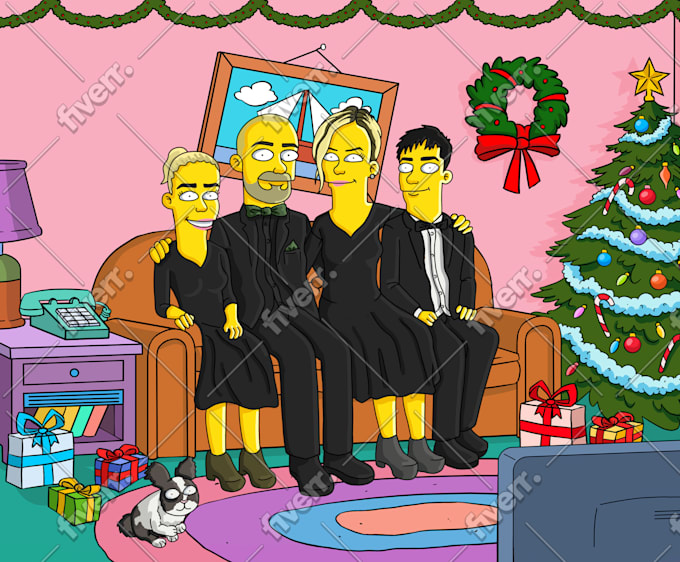 Draw you in yellow cartoon style by Cizerxt | Fiverr