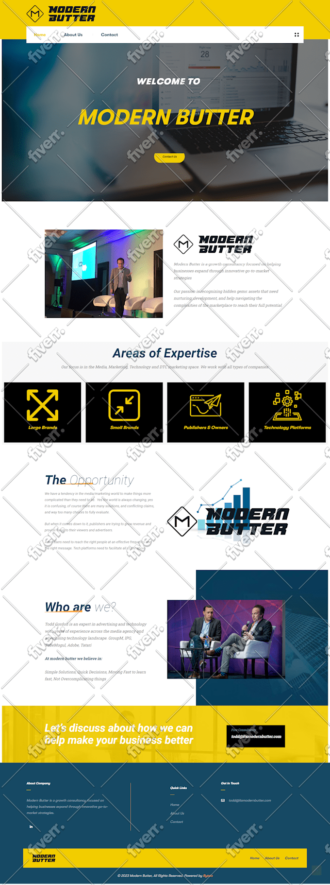 Design and develop a professional business website for you by Abdul8632 ...