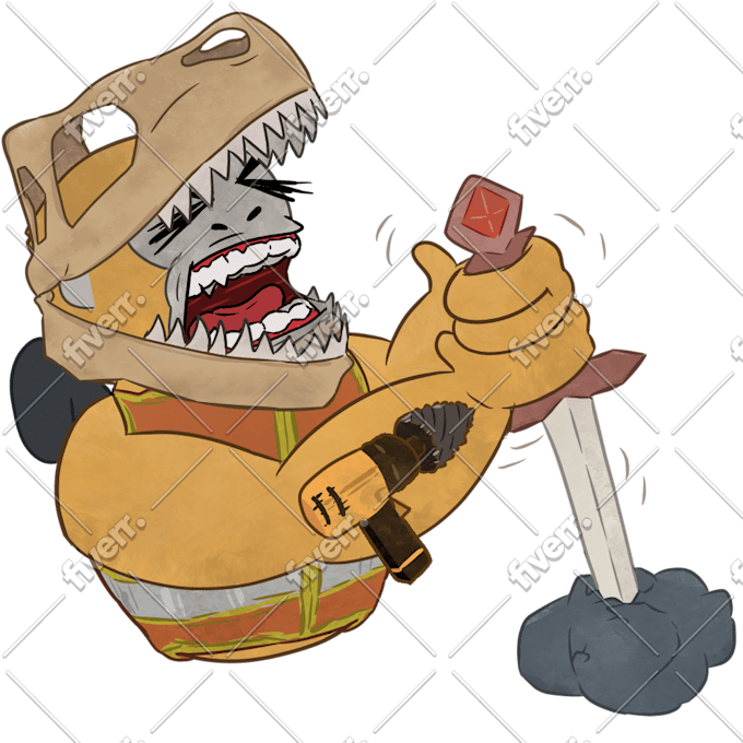 Draw you a stylized gorilla tag pfp by Sliptheslime | Fiverr