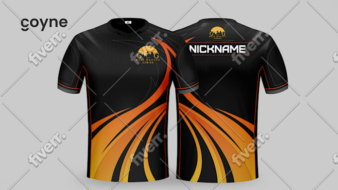 Design a esports jersey for your gaming organisation by Inkfrag | Fiverr