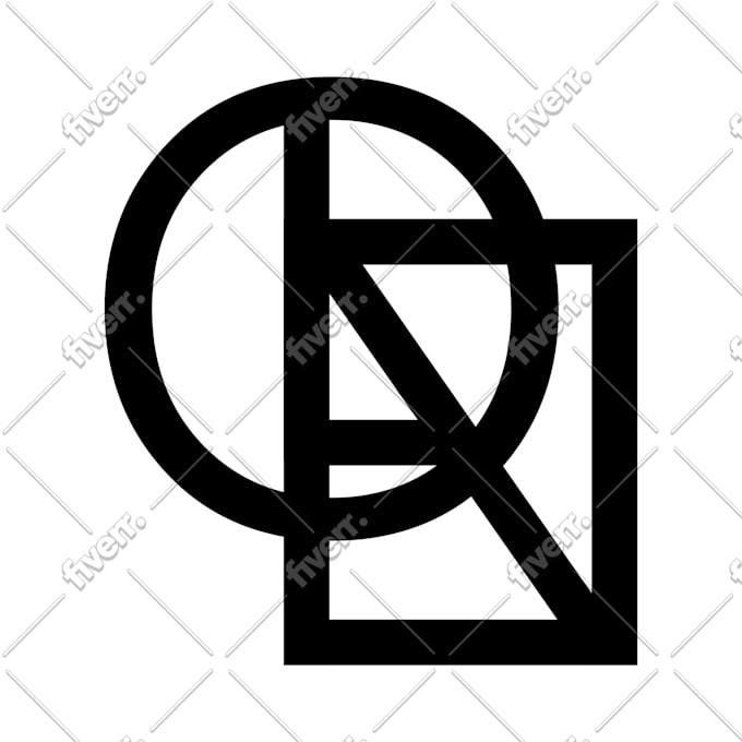 Design a geometric text stacked name logo by Ashintha89 | Fiverr