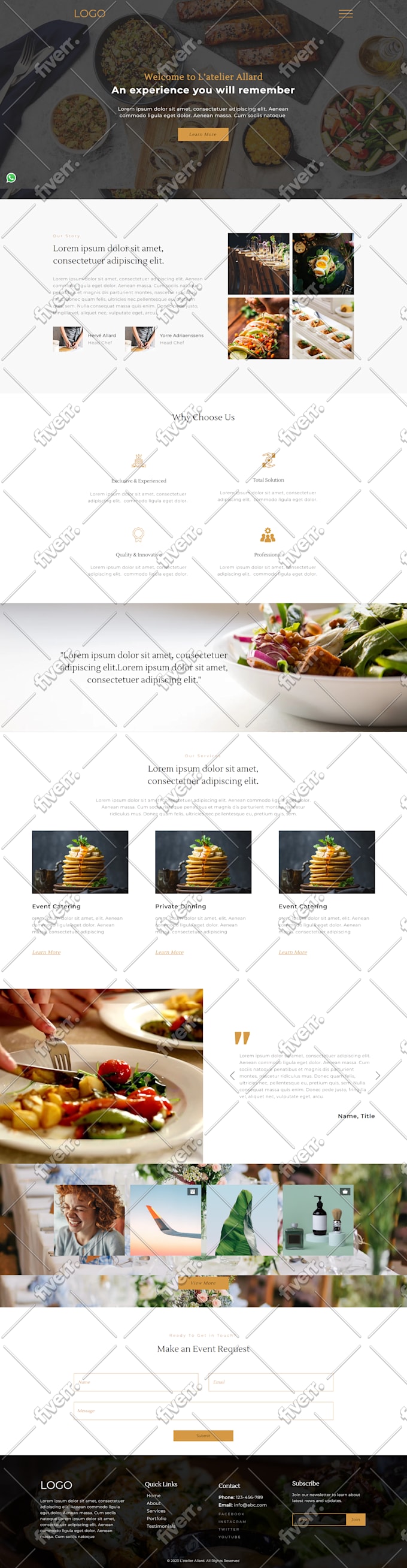 Design or redesign a responsive wix website or landing page by Ssidrees ...