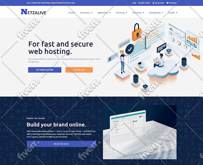 Design your godaddy reseller storefront by Chiranjit_h