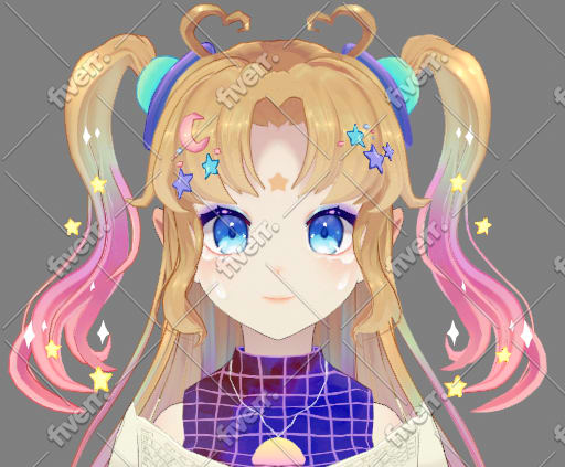 Add expressions to your vrm 3d model by Mariaolmo747 | Fiverr