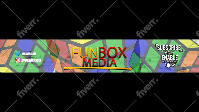 Design an eye catching youtube banner and logo by Slaimandesigner